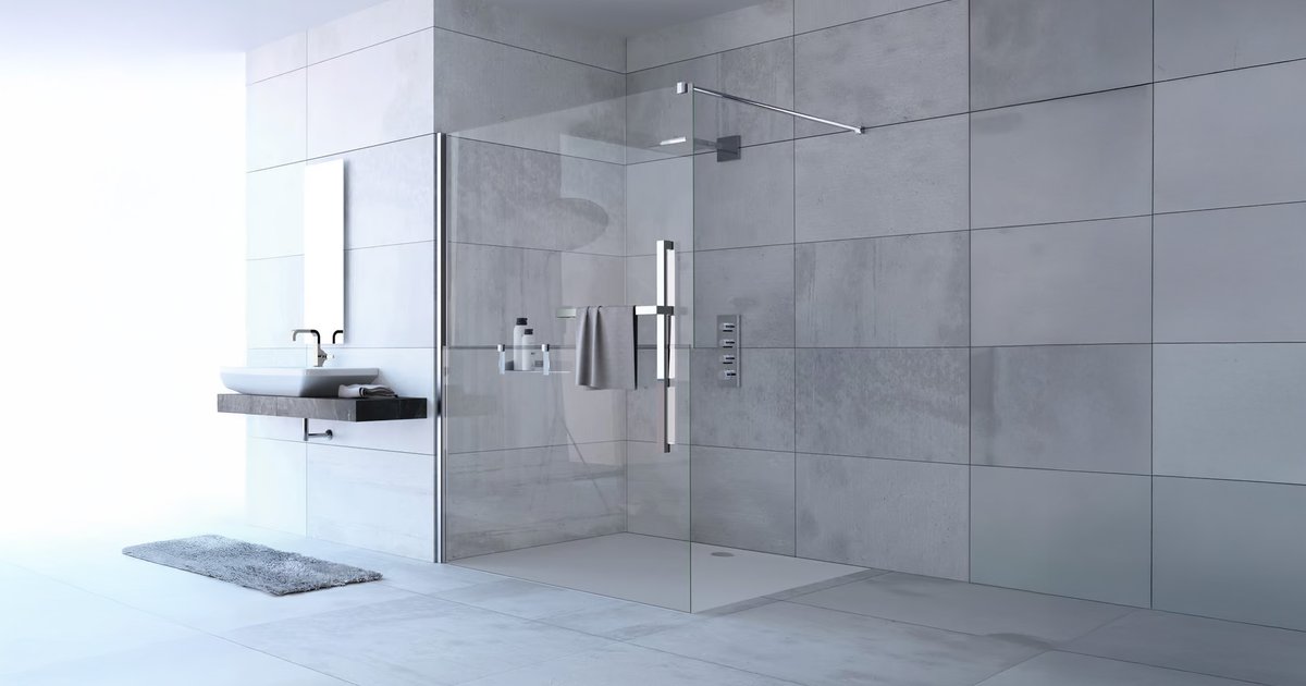 Série de douche Walk-in Duplo Pure | Facq